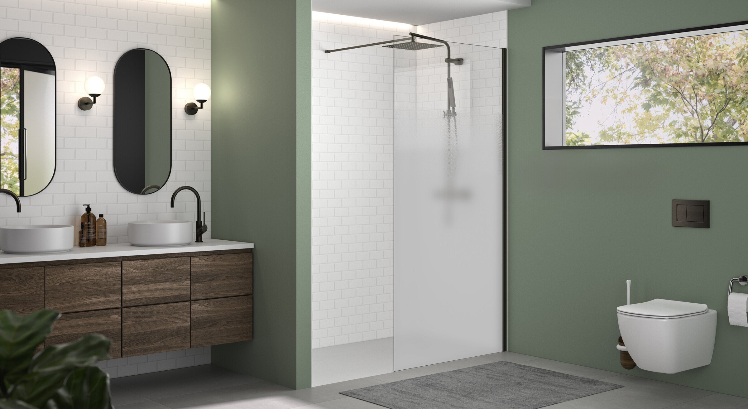 Solo Design - Paroi de douche fixe | Kinedo