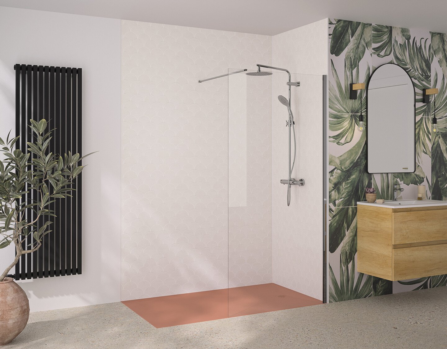 Walk-in essentiels : Parois de douche fixes| Kinedo