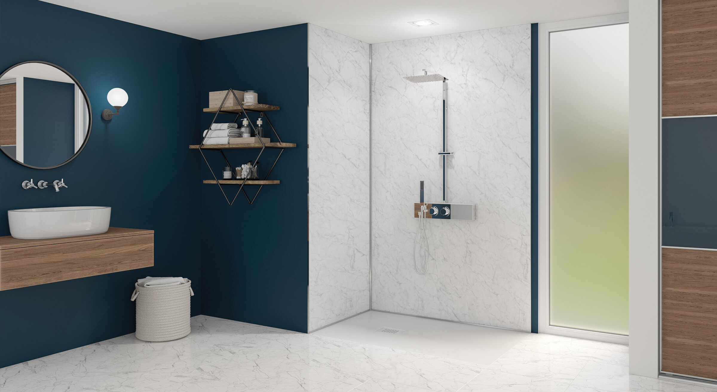 Kinewall Design – Panneaux muraux salle de bain | Kinedo